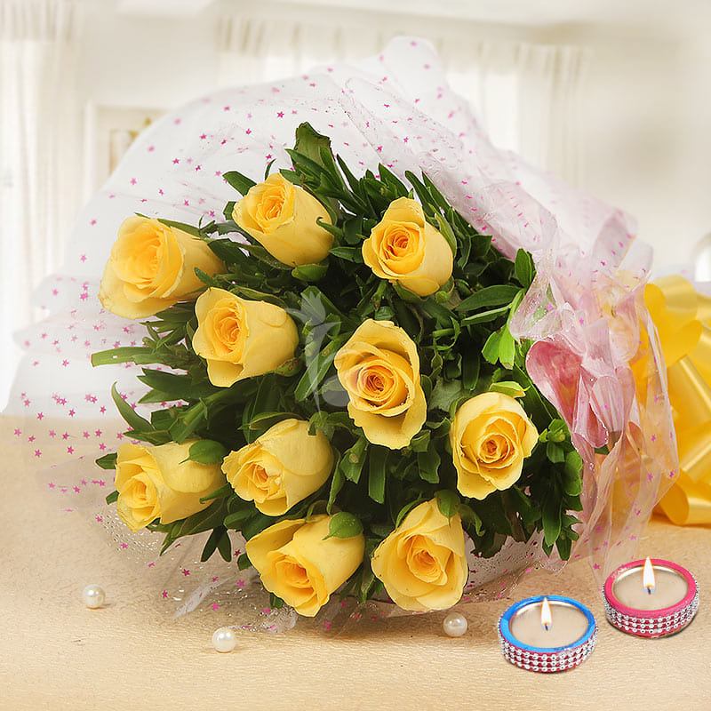 Diwali Flowers | Send Deepavali Flowers Online in India | FlowerAura