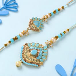Lumba Rakhi Online | Buy/Send Lumba Rakhi Set for Bhabhi | FlowerAura
