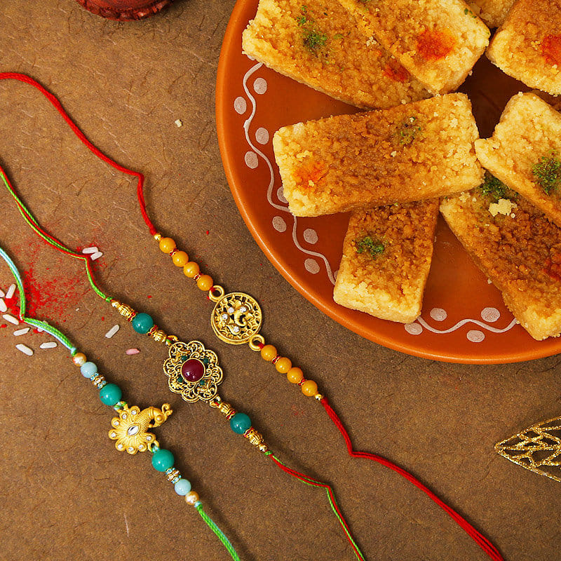 Rakhi with Sweets to USA | Rakhi Sweets Online in USA| FlowerAura