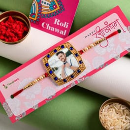Rakhi with Photo | Send Personalized Rakhi with Photo Gifts Online ...