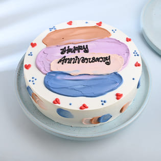 1 Month Anniversary Cake | Order One Month Anniversary Cakes Online