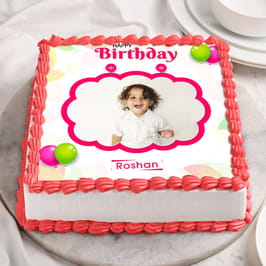 1st Month Birthday Cakes Online | First Month Birthday Cake for Boys ...