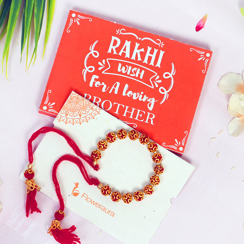 Lumba Rakhi Online (25% OFF) Ladies Lumba Rakhi for Bhabhi | FlowerAura