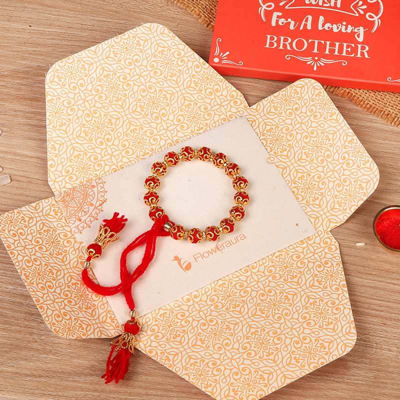 Lumba Rakhi Online (25% OFF) Ladies Lumba Rakhi for Bhabhi | FlowerAura