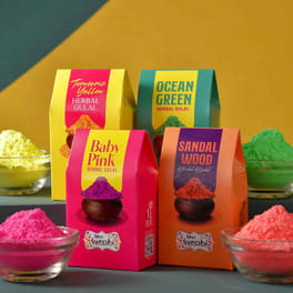Order Organic Holi Colours Online | Send Herbal Gulal | FlowerAura