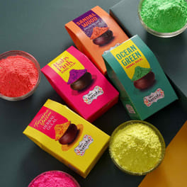 Order Organic Holi Colours Online | Send Herbal Gulal | FlowerAura