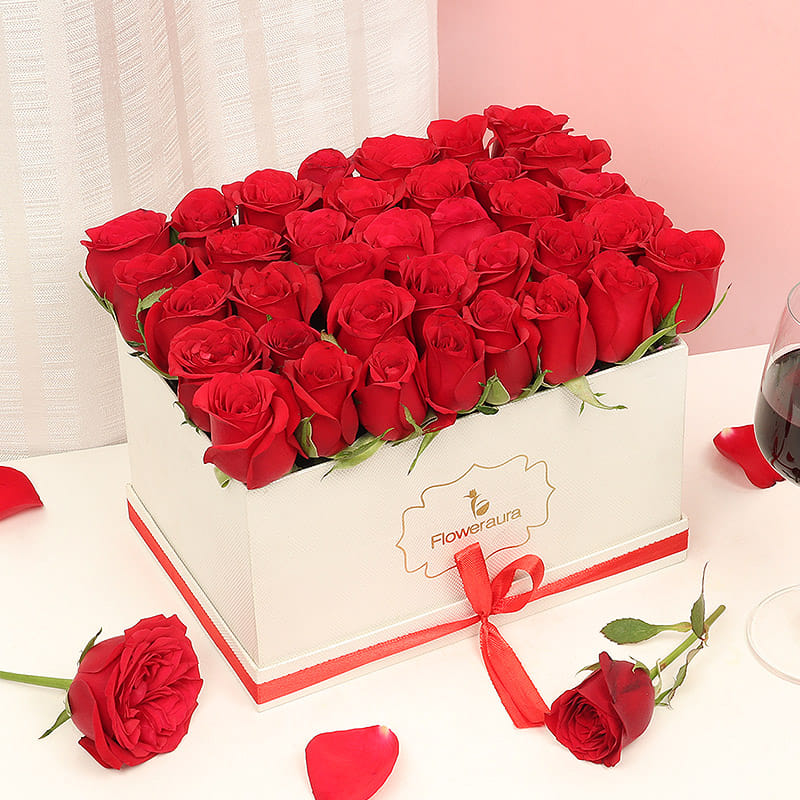 Send a Bunch of Red N Pink Rose Arrangement Flower Online, Price Rs.999 ...