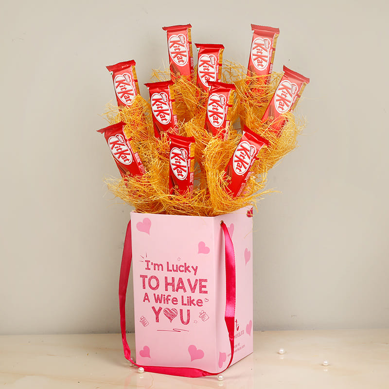 Chocolate Bouquet Delivery Online | Send Chocolate Flower Bouquet ...