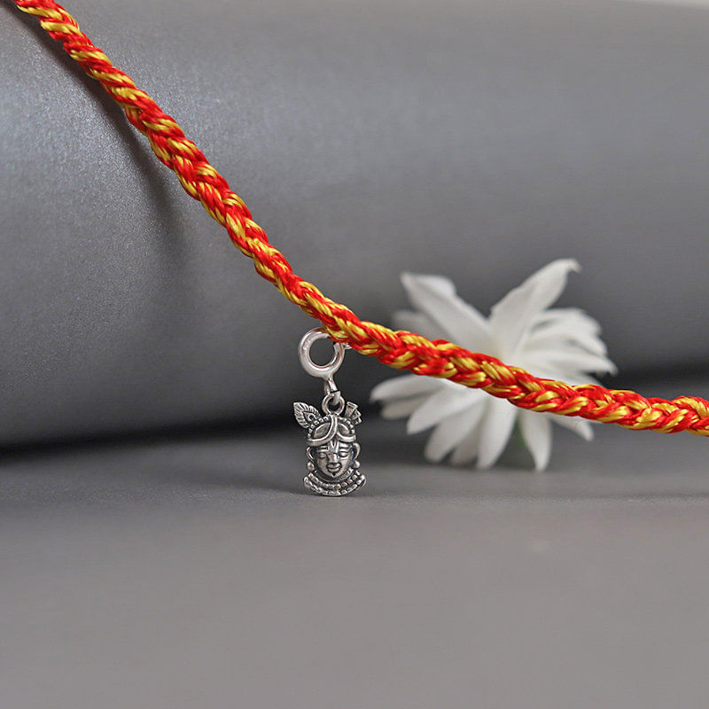 Silver Rakhi Online - Buy Pure Silver Rakhi Bracelets in India | FlowerAura