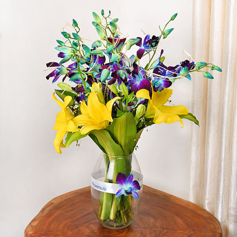 Orchids Bouquet | Send Orchid Flower Bouquet Online | 20% OFF | FlowerAura