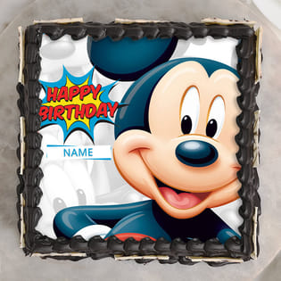 Mickey Mouse Cake | Order Mickey Mouse Shape Cakes for Kids Birthday