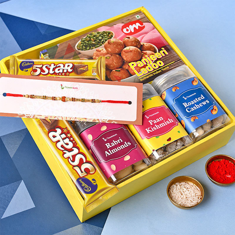 Rakhi with Chocolates Online: Buy Raksha Bandhan Chocolate Box | FlowerAura
