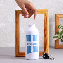 Personalised Sipper Bottles | Sipper Water Bottle | FlowerAura