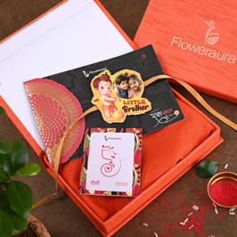 Personalized Rakhi | Custom Photo Rakhi for Brother Online | FlowerAura