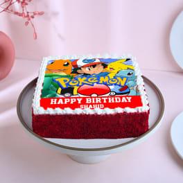 Pokemon Theme Cake Online | Order Pokemon/Pikachu Cake for Kids