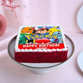 Pokemon Theme Cake Online | Order Pokemon/Pikachu Cake for Kids