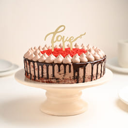 Buy Valentine Red Velvet Cake Online | FlowerAura