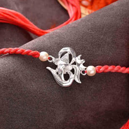 Silver Rakhi Online at Best Price: Starting @ ₹645 - FlowerAura