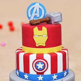 Avenger Cake - Order Avenger Cakes Online For Kids Birthday