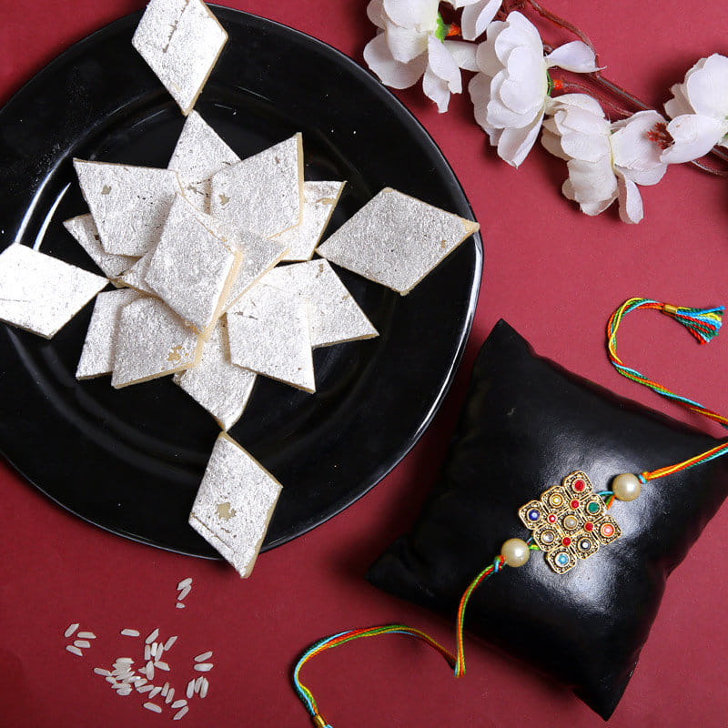 Rakhi with Sweets to USA | Rakhi Sweets Online in USA| FlowerAura