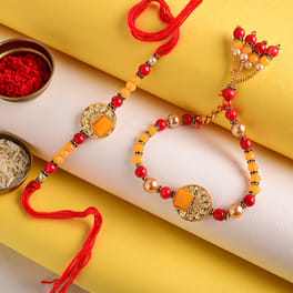 Lumba Rakhi Online | Buy Bangle Lumba Rakhi for Bhabhi | FlowerAura