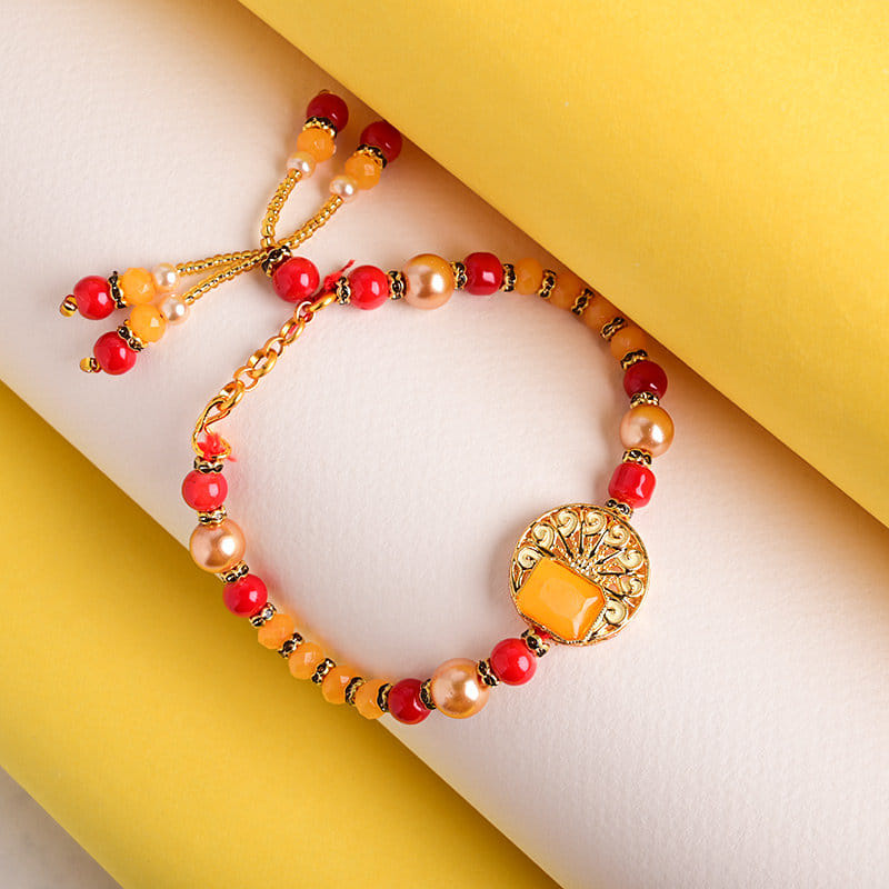 Lumba Rakhi Online | Buy Bangle Lumba Rakhi for Bhabhi | FlowerAura