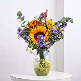 Sunflowers bouquet Online delivery in India - FlowerAura | FlowerAura