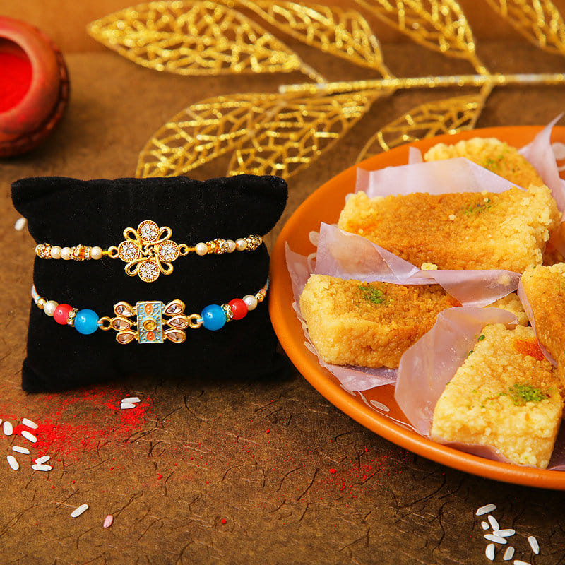 Rakhi with Sweets to USA | Rakhi Sweets Online in USA| FlowerAura