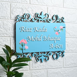 Personalised Name Plate Online in India | FlowerAura